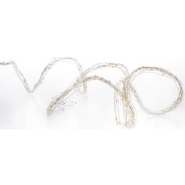MyFlair M&Ouml;BEL & ACCESSOIRES Dekoobjekt &raquo;LED-Lichterkette, Weihnachtsdeko&laquo; mit 180 Mikro LEDs, L&auml;nge ca. 150 cm silberfarben