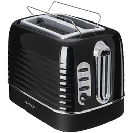 Gutfels Toaster »TOAST 3300 C« 2 kurze Schlitze 1050 W 2-Scheiben-Toaster, 1050 Watt Schwarz-Inox