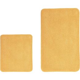 Kleine Wolke Badematte &raquo;RELAX&laquo; H&ouml;he 30 mm rutschhemmend beschichtet fu&szlig;bodenheizungsgeeignet Badteppich, Uni Farben, rechteckig, rund & als Set erh&auml;ltlich 