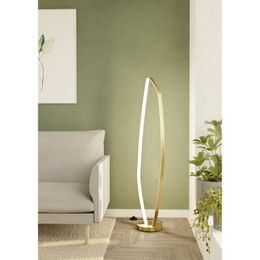 Eglo Stehlampe &raquo;VALLEROSA Stehlampe - Alu, Stahl - LED - 25,2W - IP20&laquo; LED-Modul 1 Stk. Warmwei&szlig; Standleuchte, Leselampe, Wohzimmer, Schlafzimmer, L29