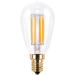 Segula LED-Leuchtmittel &raquo;Vintage Line&laquo; E14 1 Stk. Warmwei&szlig; dimmbar, Radio Style klar, E14 transparent