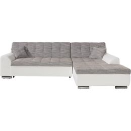 DOMO collection Ecksofa &raquo;Treviso viele Bez&uuml;ge, auch in Cord, L-Form, B/T/H: 267/80/83 cm&laquo; mit Bettfunktion, inkl. Zierkissen, Unser Dauertiefpreis...