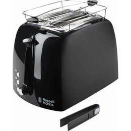 Russell Hobbs Toaster &raquo;22601-56 Textures Plus&laquo; 2 kurze Schlitze f&uuml;r 2 Scheiben 850 W schwarz