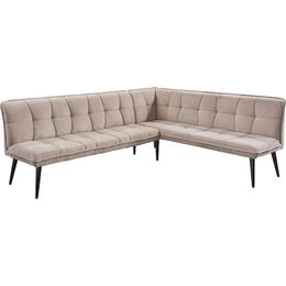 exxpo - sofa fashion Essbank hoher Sitzkomfort, bequem und elegant, hochwertige Detailverarbeitung