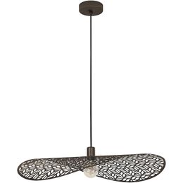 Eglo H&auml;ngeleuchte &raquo;SWABY Pendellampe - Stahl - E27 - 1X60W - IP20&laquo; E27 1 Stk. H&auml;ngelampe, Deckenlampe, Wohnzimmer, Esszimmer, H200 x &Oslash;80 cm