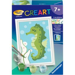 Ravensburger Malen nach Zahlen &raquo;CreArt, Fr&ouml;hliches Seepferdchen&laquo; Made in Europe bunt