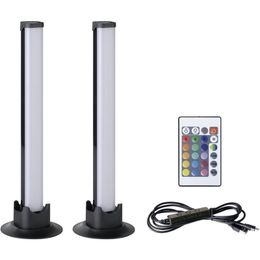 Eglo LED Dekolicht &raquo;GAMER LIGHT, Tischlampe, musikgesteuert, 2er Set, Gaming Zimmer&laquo; LED-Modul 2 Stk. RGB warmwei&szlig; - kaltwei&szlig; Fernbedienung inkl., 
