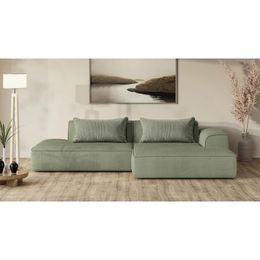 exxpo - sofa fashion Ecksofa &raquo;Billund modernes Designsofa, bequem und elegant, Breite 294cm, L-Form&laquo; modern, L-form, Wellenfedern, inklusive 2x 
