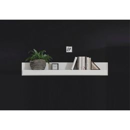 Inosign Wandboard &raquo;Carat, modernes Wandregal, Wandhalter mit Ablagefach, 150 cm breit&laquo; vielseitig einsetzbares H&auml;ngeregal, in Wei&szlig; Hochglanz Weiss/...