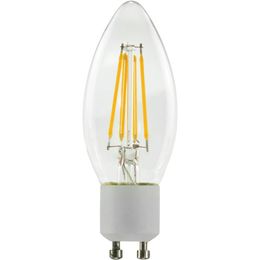 Segula LED-Leuchtmittel &raquo;LED Kerze - GU10&laquo; GU10 1 Stk. Warmwei&szlig; LED Kerze - GU10, 2700K, klar, 3,2W, CRI 90, dimmbar transparent