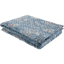 Laura Ashley Tagesdecke &raquo;Marlbrook&laquo; gesteppt, 235x235cm, Floral, OEKO-TEX zertifiziert seaspray Obermaterial: 100% Baumwolle B/L: 235 cm x 235 cm