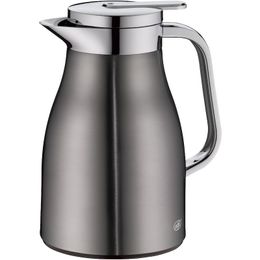 Alfi Isolierkanne »SKYLINE, mit Hartglaseinsatz und ergonomischem Griff« 0, 65 l 1 Stk. tlg. 12h heiß & 24h kalt, Drehverschluss mit bequemem...