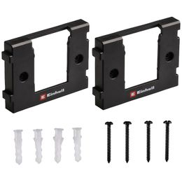 Einhell Werkzeughalter &raquo;4514155&laquo; Set, 2 Stk. tlg. PXC Akku-Wandhalterung, mit Befestigungsmaterial schwarz Einrastfunktion erm&ouml;glicht sicheren Halt...