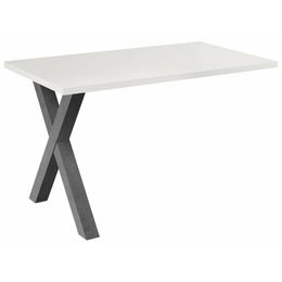 M&auml;usbacher M&Auml;USBACHER Anbautisch &raquo;Mio&laquo; 3, 2 cm starke Tischplatte graphit/wei&szlig; matt
