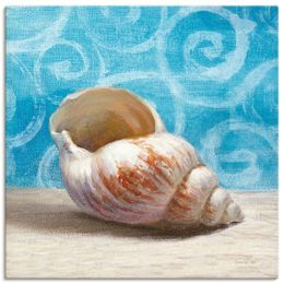Artland Leinwandbild &raquo;Geschenke aus dem Meer I&laquo; Wassertiere 1 Stk. tlg. auf Holzrahmen gespannt Farbe Bild(er): blau