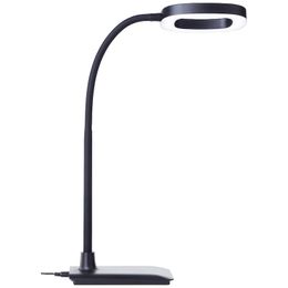 Brilliant LED Schreibtischlampe »Maskat« LED-Modul 1 Stk. Neutralweiß 43cm, 880lm, 5000K, dimmbar, Flexarm, schwarz schwarz