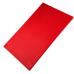 FMprofessional Schneidebrett &raquo;extra gro&szlig;es Brett aus Kunststoff&laquo; Profi Gastro Schneidebretter &ndash; sp&uuml;lmaschinenfest, ca. 45 x 30 cm rot