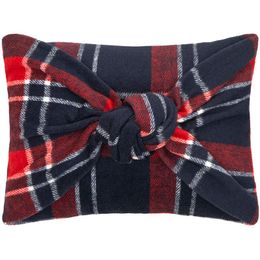 Pad Dekokissen &raquo;TARTAN BOW, Made in Europe&laquo; Kissenh&uuml;lle ohne F&uuml;llung, Karo-Design, 1 St&uuml;ck, 30x40 cm Polyester