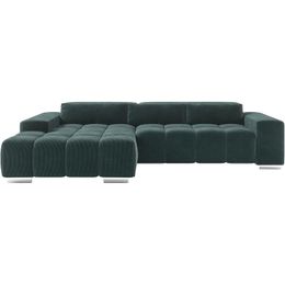COTTA Ecksofa &raquo;Orion L-Form&laquo; mit 2x Kopfteilverstellung & 3 Nierenkissen 100% Polyester