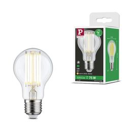 Paulmann LED-Leuchtmittel &raquo;Eco-Line Filament 230V LED Birne E27 1er-Set 1055lm 5W 3000K Klar&laquo; E27 1 Stk. Warmwei&szlig; transparent