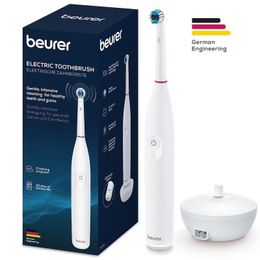 Beurer Elektrische Zahnb&uuml;rste &raquo;TB 30, Elektrische Zahnb&uuml;rste zur Plaque-Entfernung mit Timer&laquo; 1 Stk. Aufsteckb&uuml;rsten 2 Reinigungsprogramme und...
