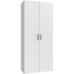 wimex Kleiderschrank &raquo;Mugano,in 3 Breiten, 2 Tiefen, viele Farben, Made in Germany&laquo; in Basic oder Premium Ausstattung, mit kurzen Griffen aus Metall schwarz