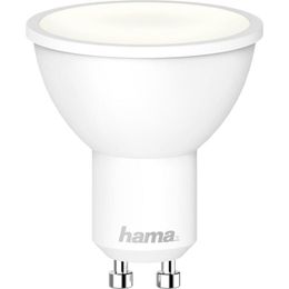 Hama LED-Leuchtmittel &raquo;WLAN LED Lampe, GU10,5W, f&uuml;r Sprachsteuerung, Appsteuerung, Wei&szlig;&laquo; GU10 wei&szlig;