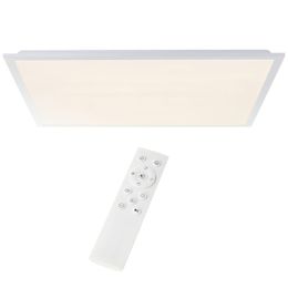 Brilliant LED Deckenleuchte &raquo;Briston&laquo; LED-Modul 1 Stk. warmwei&szlig; - kaltwei&szlig; 60x60 cm, 4500 lm, 3000-6500 K, dimmbar, CCT, wei&szlig; wei&szlig;