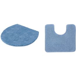 Kleine Wolke Badematte &raquo;RELAX&laquo; H&ouml;he 30 mm rutschhemmend beschichtet fu&szlig;bodenheizungsgeeignet Badteppich, Uni Farben, rechteckig, rund & als Set erh&auml;ltlich 