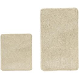 Kleine Wolke Badematte &raquo;RELAX&laquo; H&ouml;he 30 mm rutschhemmend beschichtet fu&szlig;bodenheizungsgeeignet Badteppich, Uni Farben, rechteckig, rund & als Set erh&auml;ltlich 
