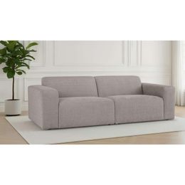 OTTO home 3-Sitzer &raquo;Koa, 228 cm, Modulsofa in Cord, Chenille, Struktur, Webstoff&laquo; Designsofa, weicher Lounge-Sitzkomfort, Welleunterfederung, 