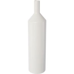 CREATIV HOME Dekovase &raquo;Vase&laquo; im formsch&ouml;nen Design wei&szlig;