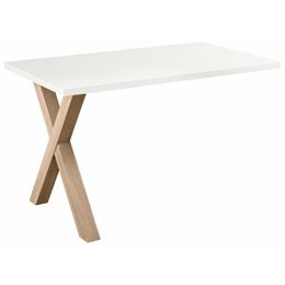 M&auml;usbacher M&Auml;USBACHER Anbautisch &raquo;Mio&laquo; 3, 2 cm starke Tischplatte eichefarben/wei&szlig; matt