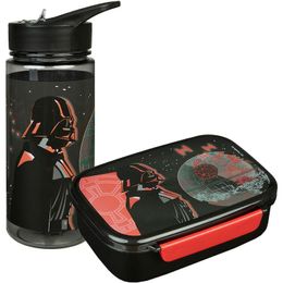 Scooli Kinder Lunchbox &raquo;Star Wars&laquo; Set, 2 Stk. tlg. Brotzeitdose & Trinkflasche bunt