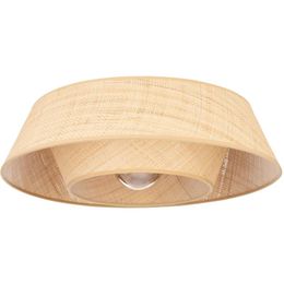 Eglo Deckenleuchte &raquo;Marford Deckenlampe, Wohnzimmerlampe Decke Boho, Japanisch, E27, Lampe&laquo; E27 1 Stk. Wand-/Deckenleuchte - H19 x &Oslash;50 cm - schwarz - 