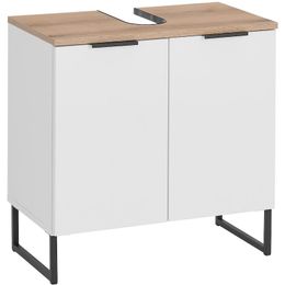 BASIC BY BALCULINA Waschbeckenunterschrank &raquo;Denver Waschbeckenunterschrank, Badezimmerschrank 60x60x35&laquo; 1 Stk. tlg. Breite 60 cm, T&uuml;r L/R...
