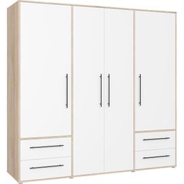 Ds Produkt Dreht&uuml;renschrank &raquo;Mokkaris, OTTOs Choice, TOPSELLER! 3 oder 4 T&uuml;ren, zeitloses Design&laquo; B/H/T ca. 145x200x59cm oder 206x200x59cm wei&szlig;