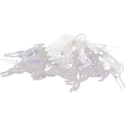 MyFlair M&Ouml;BEL & ACCESSOIRES Dekoobjekt &raquo;Weihnachtsdeko&laquo; LED-Lichterkette mit Rentieren, mit 10 LEDs, L&auml;nge ca. 168 cm wei&szlig;