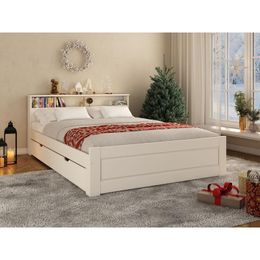 OTTO home Massivholzbett &raquo;FLAVION, TOPSELLER! Jugendbett, FSC zertifizierte massive Kiefer&laquo; Breite: 90, 140, 180, Qualit&auml;tsprodukt, Regal, 