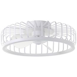 Brilliant LED Deckenleuchte &raquo;Capo&laquo; LED-Modul 1 Stk. warmwei&szlig; - kaltwei&szlig; LED-Ventilator, &Oslash; 48 cm, 4200 lm, dimmbar, CCT wei&szlig;