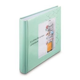 Hama Fotoalbum &raquo;Fotoalbum Jumbo Bildformat 30x30 cm, 100 wei&szlig;e Seiten, Journey&laquo; Zum Selber Einkleben, Selbstgestalten, elegantes Design bunt Langlebiger, 