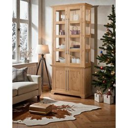 Home Affaire Vitrine &raquo;Meliss&laquo; aus massiver Kiefer, FSC zertifiziert, Breite 94 cm natur