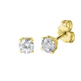 Celesta Damen Celesta Paar Ohrstecker &raquo;375/- Gelbgold Zirkonia&laquo; gelb