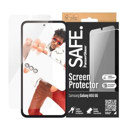 SAFE BY PANZERGLASS Displayschutzglas »Ultra Wide Fit Screen Protector« für Samsung A55 5G Displayschutzfolie, Displayschutz, Bildschirmschutz...
