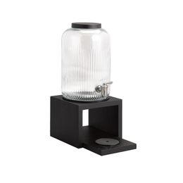 APS Getr&auml;nkespender &raquo;VALO - 7 Liter&laquo; ideal f&uuml;r Partys und Buffets schwarz/transparent