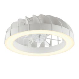 Brilliant LED Deckenleuchte &raquo;Fanora&laquo; LED-Modul 1 Stk. warmwei&szlig; - kaltwei&szlig; LED Ventilator Leuchte, 46 cm, 4300 lm, 2700-6500K, dimmbar, RGB wei&szlig;