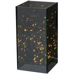CREATIV HOME LED-Dekofigur &raquo;Dekos&auml;ule&laquo; mit LED-Beleuchtung schwarz