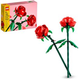 Lego Konstruktionsspielsteine &raquo;Rosen (40460), Lego Botanicals&laquo; Made in Europe rot
