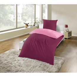Kinzler Wendebettw&auml;sche &raquo;Wendebettw&auml;sche Mikrofaser Flanell Bettw&auml;sche "Cashmere Touch"&laquo; 2 Stk. tlg. Besonders weich beere Obermaterial: 100%...