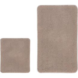 Kleine Wolke Badematte &raquo;RELAX&laquo; H&ouml;he 30 mm rutschhemmend beschichtet fu&szlig;bodenheizungsgeeignet Badteppich, Uni Farben, rechteckig, rund & als Set erh&auml;ltlich 